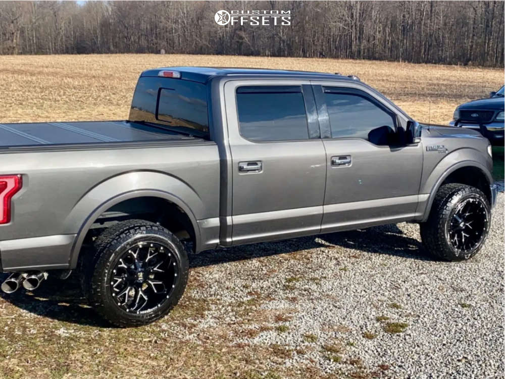 2015 Ford F-150 with 20x12 -44 Hardrock Affliction H700 and 33/12.5R20 ...