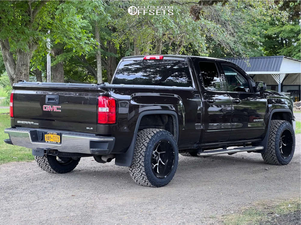 2019 GMC Sierra 1500 Limited with 20x12 -51 Vision Prowler and 33/12 ...