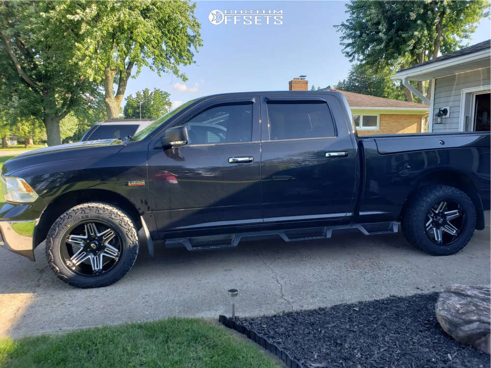 2016 Ram 1500 with 20x10 -24 Vision Razor and 285/55R20 Venom Power ...