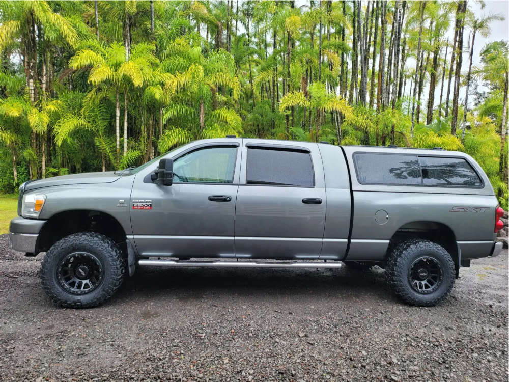 2008 Dodge Ram 2500 with 17x9 -12 Vision Nemesis 111 and 295/70R17 ...