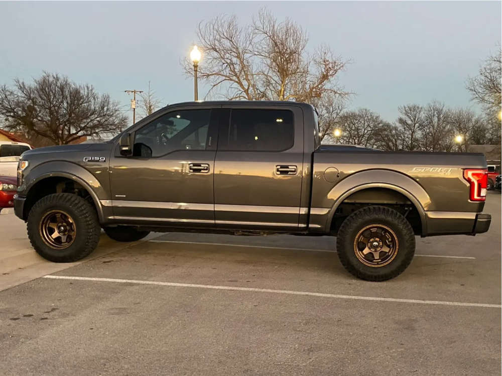 2017 Ford F-150 with 17x10 -18 Fuel Shok and 295/70R17 Radar Renegade ...