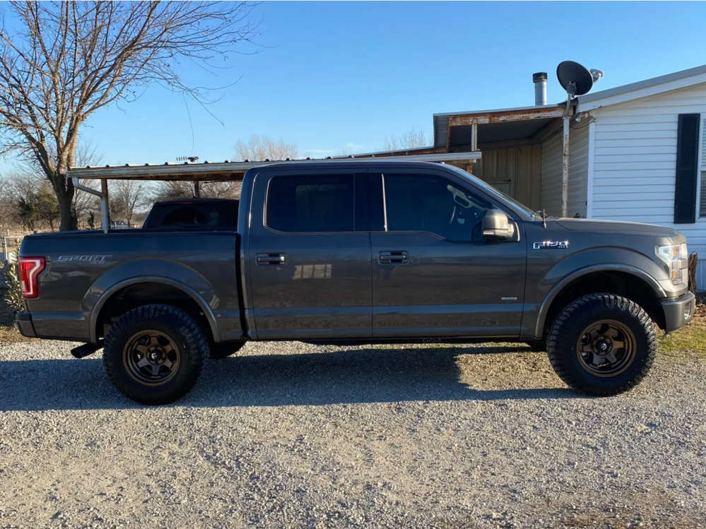 2017 Ford F-150 with 17x10 -18 Fuel Shok and 295/70R17 Radar Renegade ...