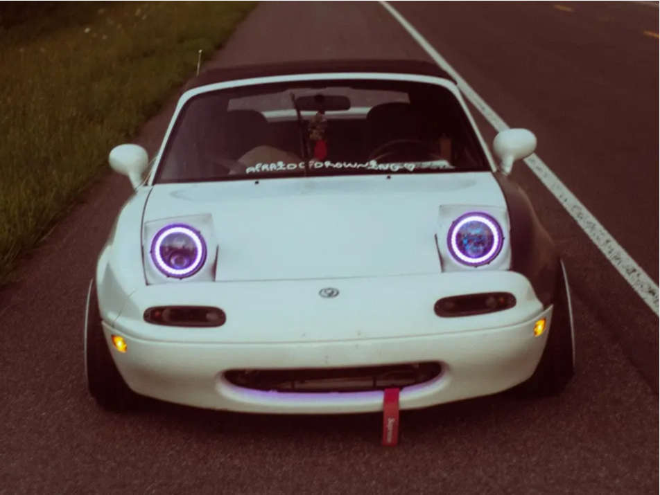 1996 Mazda Miata with 15x9 0 Vors Tr3 and 195/45R15 Accelera Phi-r and ...