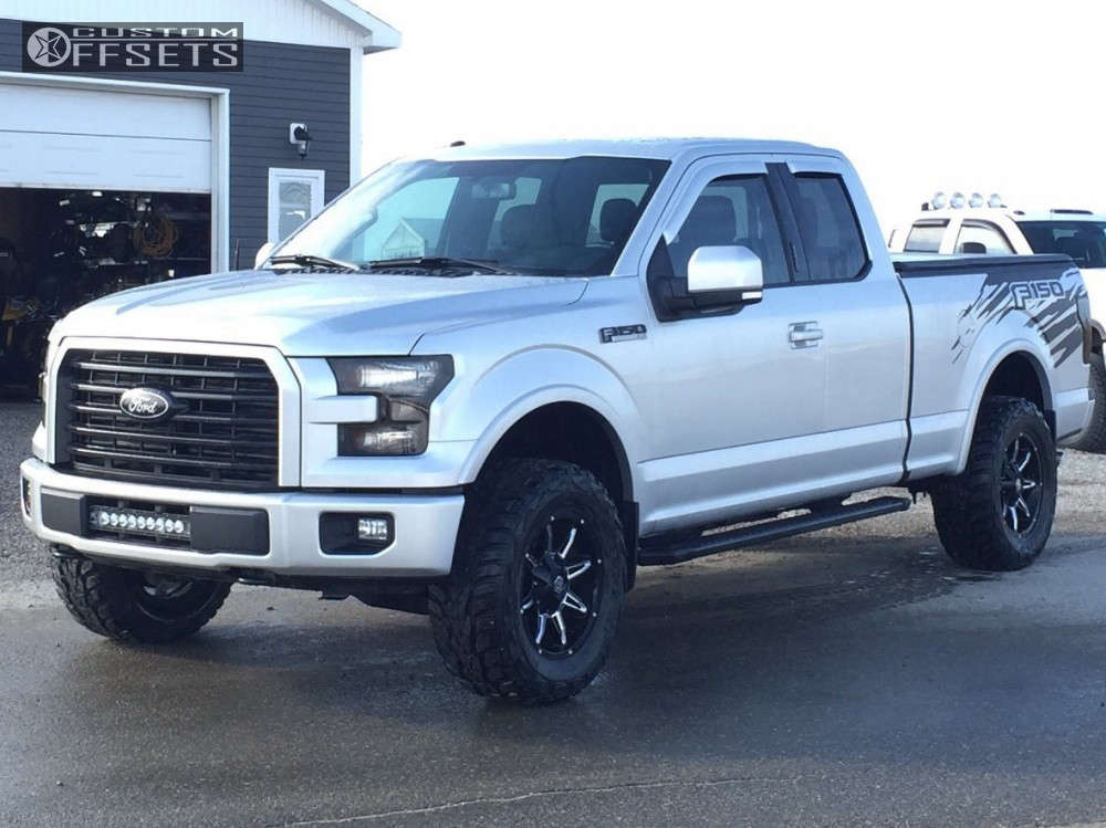 2017 Ford F-150 with 18x9 -12 Mayhem Rampage and 33/12.5R18 Kumho Road ...