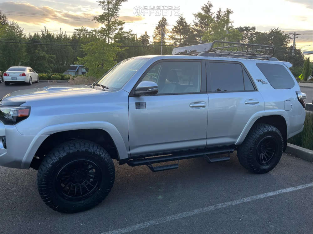 2022 Toyota 4Runner with 17x9 -12 KMC Km542 and 265/70R17 Nitto Ridge ...
