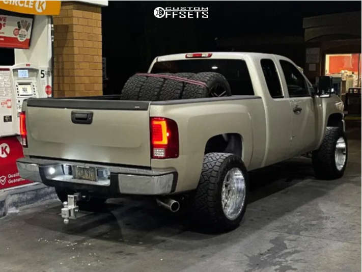 2007 Chevrolet Silverado 1500 with 20x12 -51 Vision Spyder and 33/12 ...
