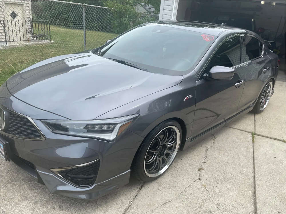 2019 Acura ILX with 18x8.5 38 Work Emotion Zr10 and 225/40R18 Kumho ...