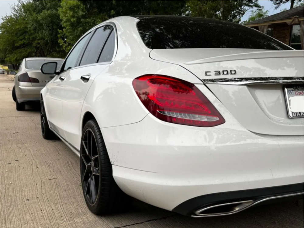 2017 Mercedes-Benz C300 with 19x8 40 Moda MD27 and 225/40R19 Falken ...
