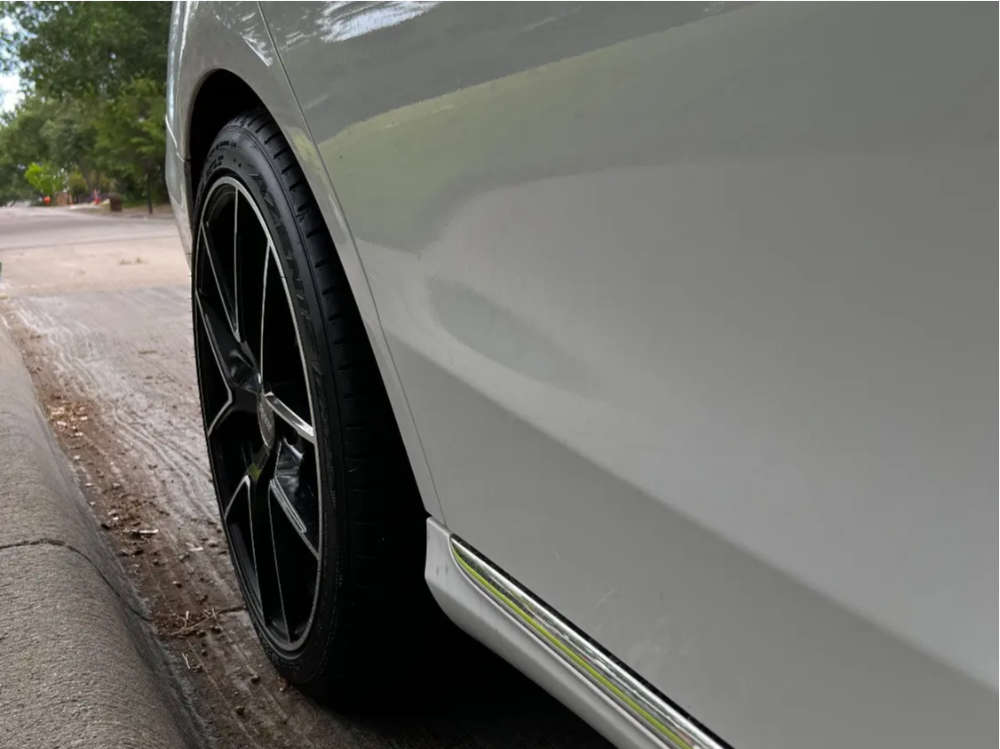 2017 Mercedes-Benz C300 with 19x8 40 Moda MD27 and 225/40R19 Falken ...