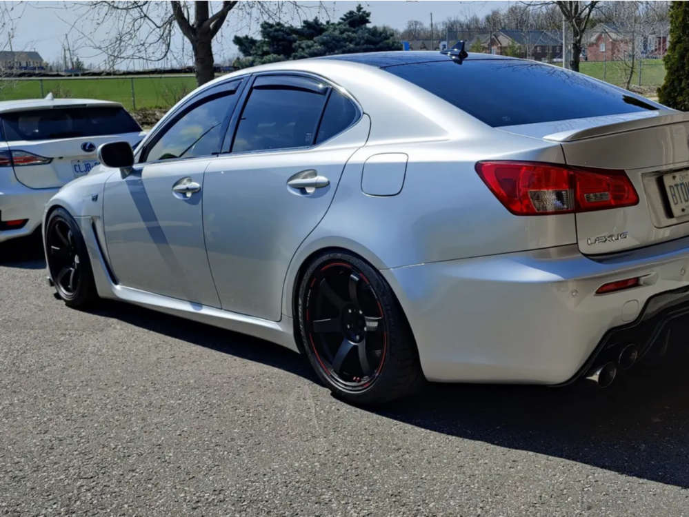 2012 Lexus IS F with 18x10 34 Volk Te37 Saga Time Attack Edition and ...
