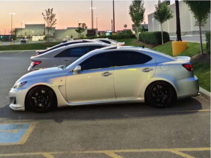2012 Lexus IS F with 18x10 34 Volk Te37 Saga Time Attack Edition and ...