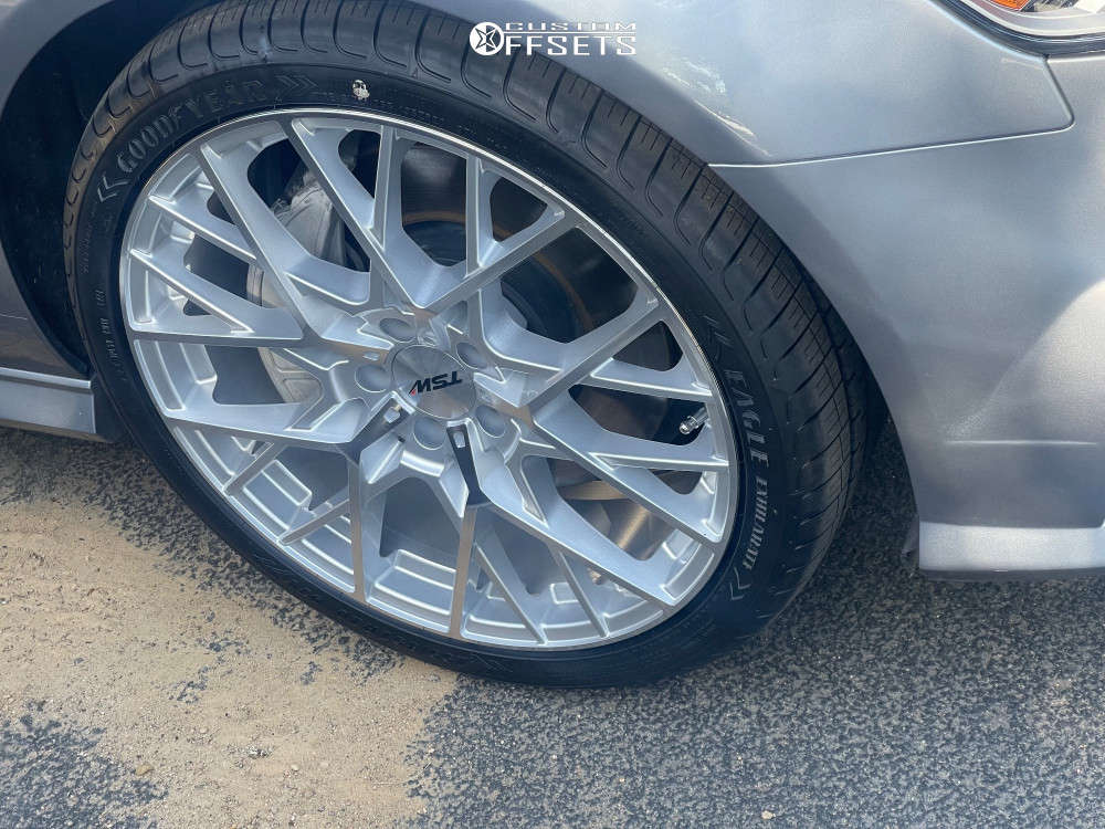 2018 Audi A6 Quattro with 20x8.5 35 TSW Sebring and 225/35R20 Goodyear ...