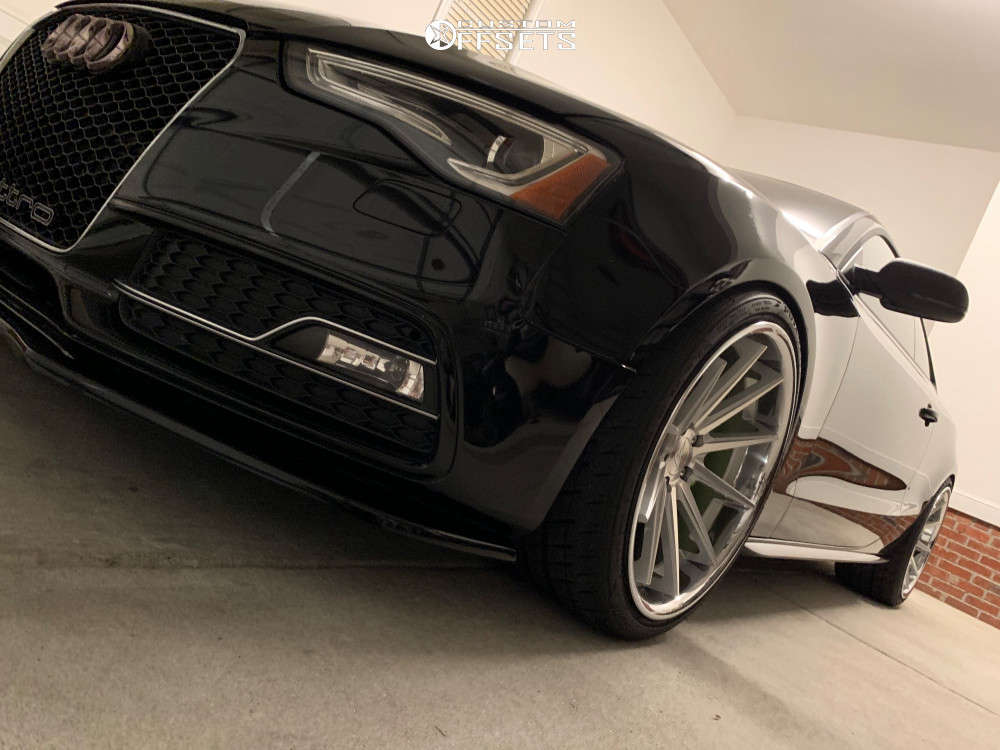 2016 Audi S5 with 20x10.5 25 Ferrada FR4 and 275/30R20 Bridgestone ...