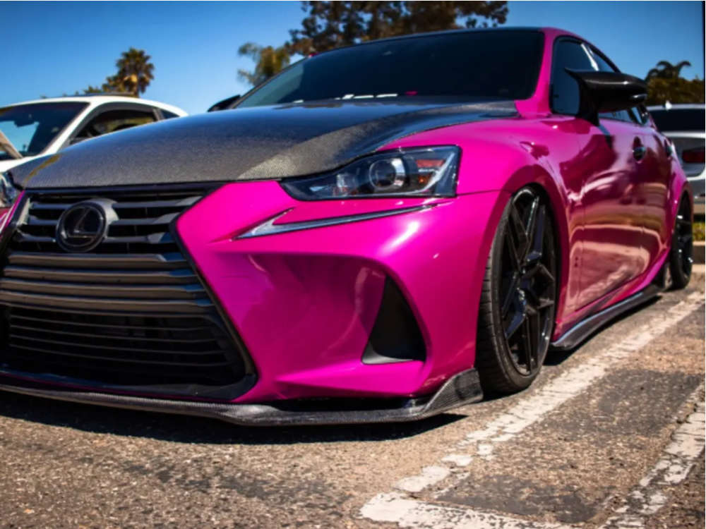 2017 Lexus IS200t with 19x8.5 35 Rohana Rfx11 and 225/35R19 Falken ...