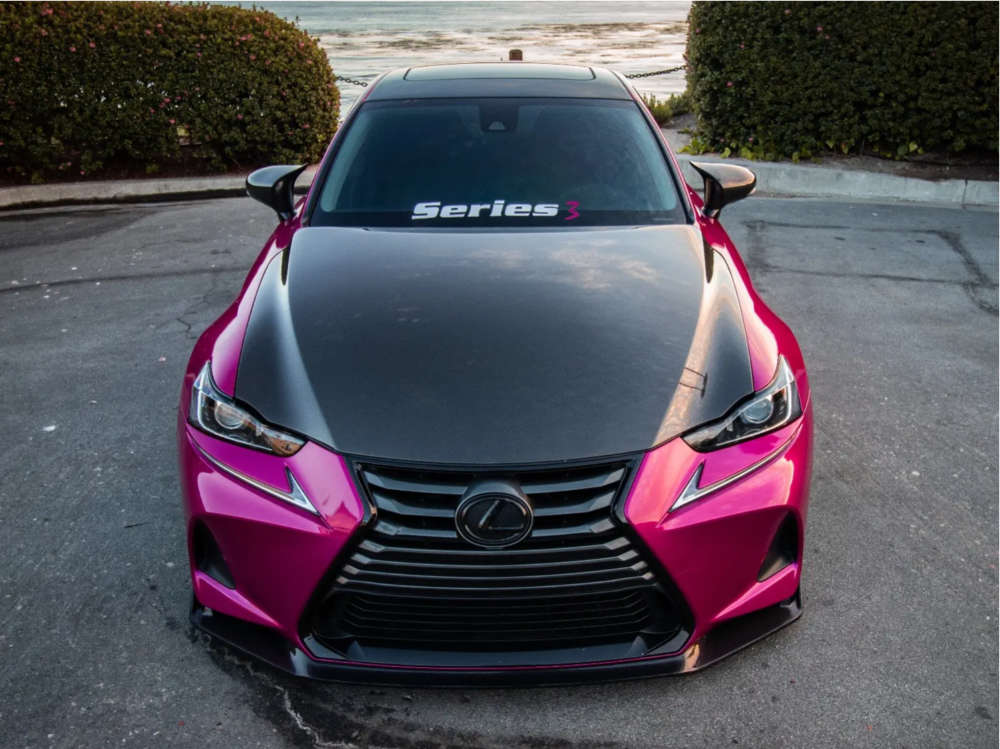 2017 Lexus IS200t with 19x8.5 35 Rohana Rfx11 and 225/35R19 Falken ...