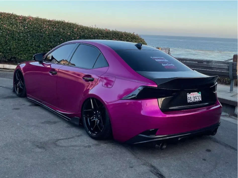 2017 Lexus IS200t with 19x8.5 35 Rohana Rfx11 and 225/35R19 Falken ...