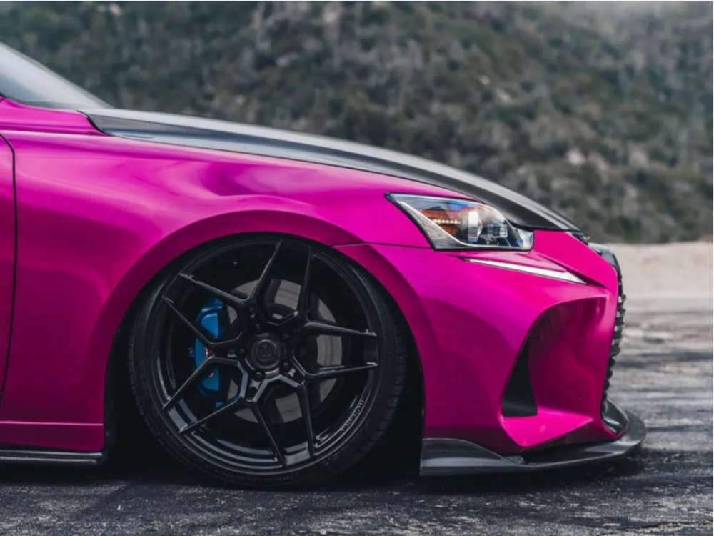 2017 Lexus IS200t with 19x8.5 35 Rohana Rfx11 and 225/35R19 Falken ...