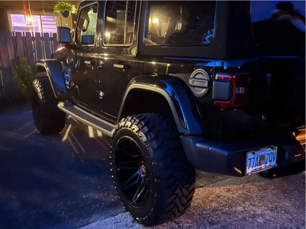 2019 Jeep Wrangler with 20x10 -24 XF Offroad Xf-218 and 35/12.5R20 Toyo ...