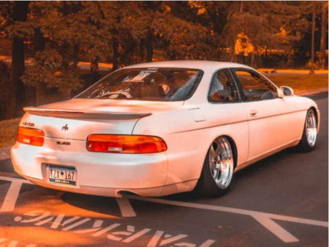 1992 Lexus SC400 with 18x9.5 35 MST Mt15 and 225/45R18 Toyo Tires ...