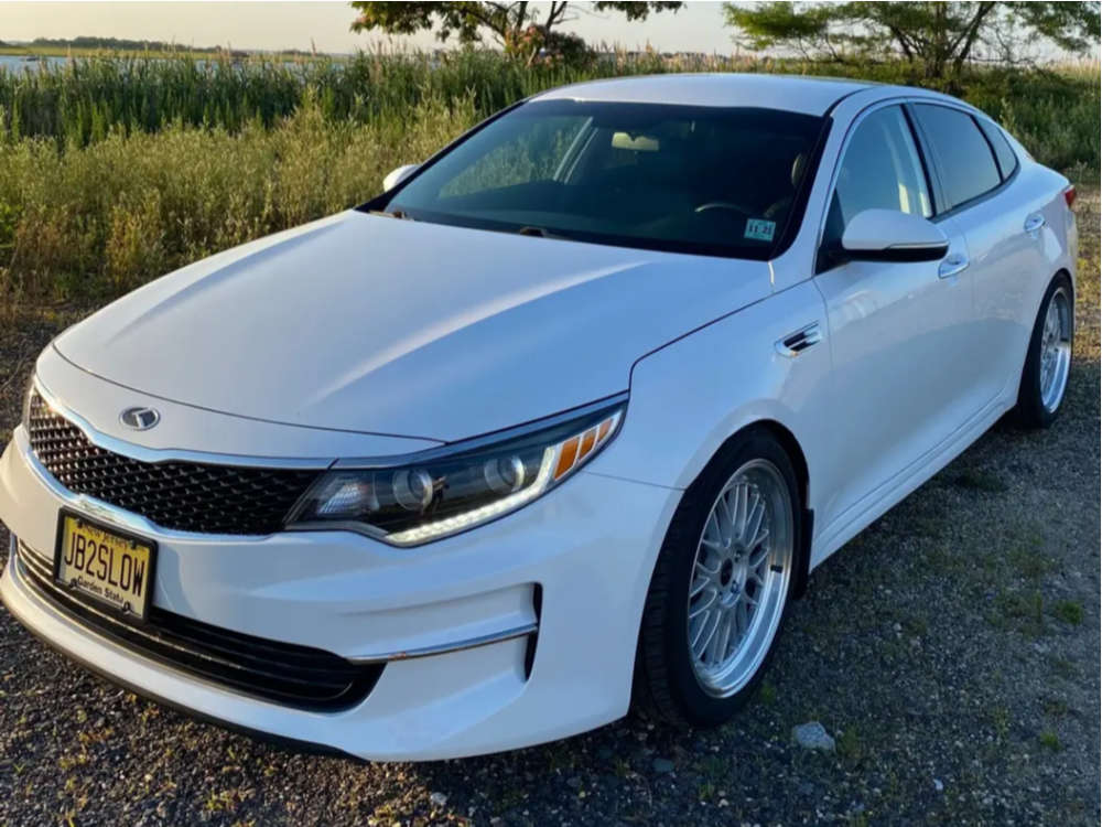 2016 Kia Optima with 19x8.5 35 Vors Vr8 and 205/40R19 General G-max As ...