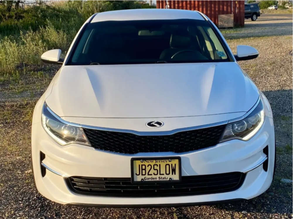 2016 Kia Optima with 19x8.5 35 Vors Vr8 and 205/40R19 General G-max As ...