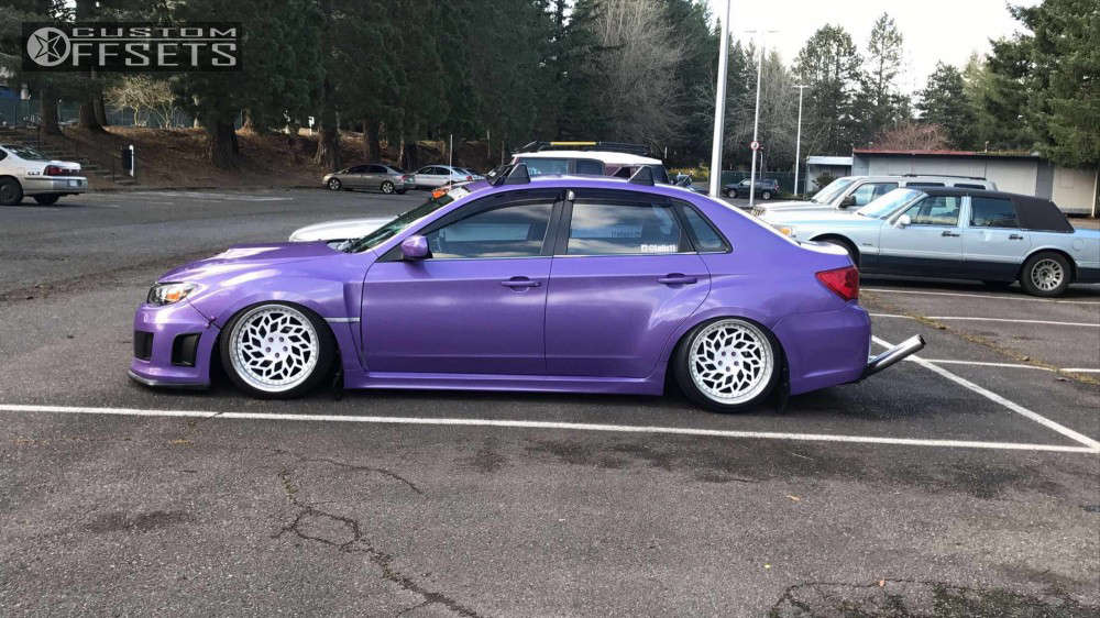 2012 Subaru WRX HellaFlush Air Suspension | Custom Offsets