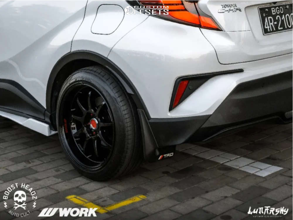 2020 Toyota C-HR with 18x9.5 33 Work D9r and 225/45R18 Toyo Tires ...