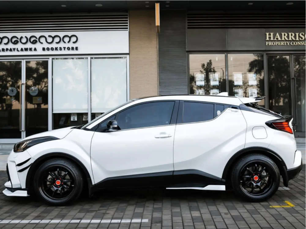 2020 Toyota C-HR with 18x9.5 33 Work D9r and 225/45R18 Toyo Tires ...