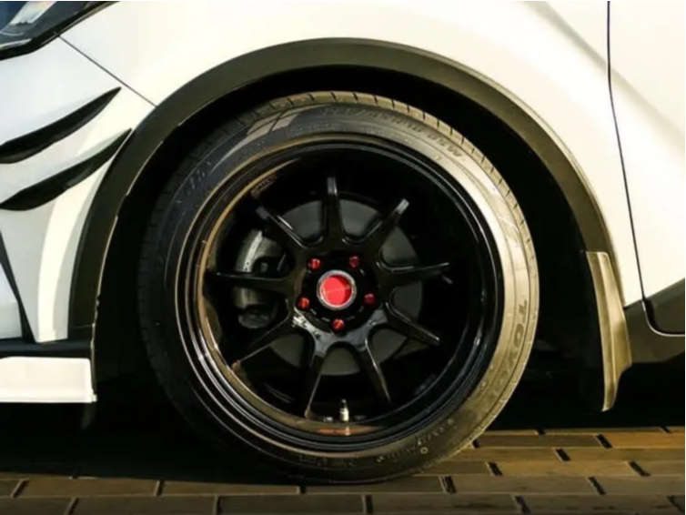 2020 Toyota C-HR with 18x9.5 33 Work D9r and 225/45R18 Toyo Tires ...