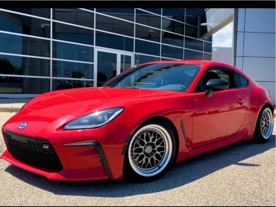 2022 Toyota GR86 with 17x8 35 Aodhan Ah02 and 215/40R17 Michelin ...