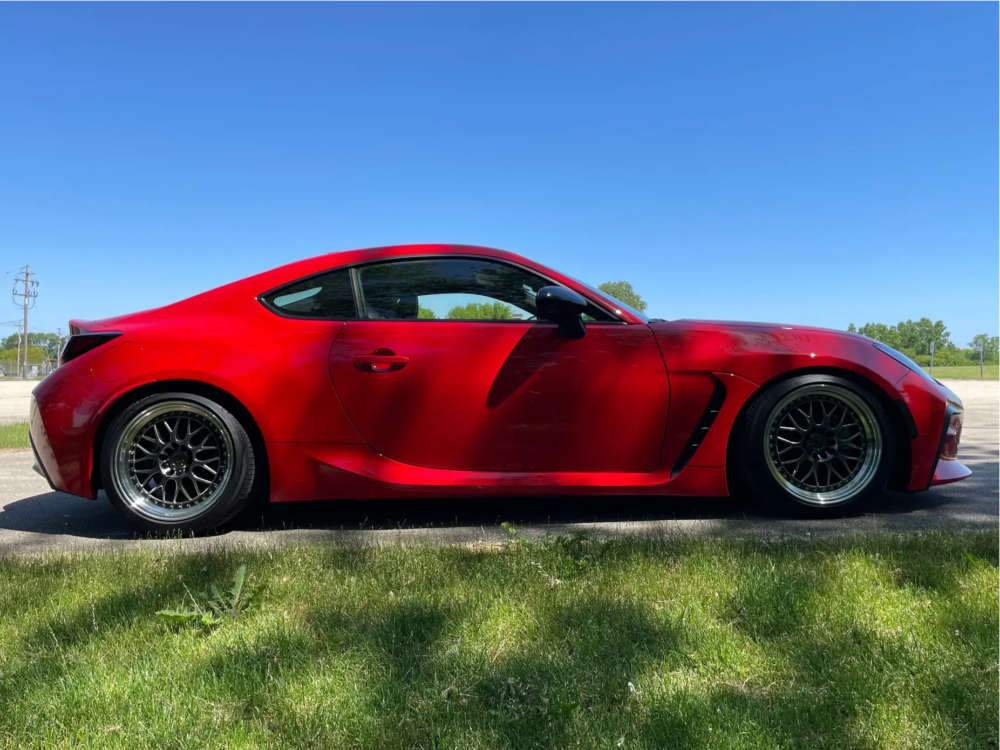 2022 Toyota GR86 with 17x8 35 Aodhan Ah02 and 215/40R17 Michelin ...
