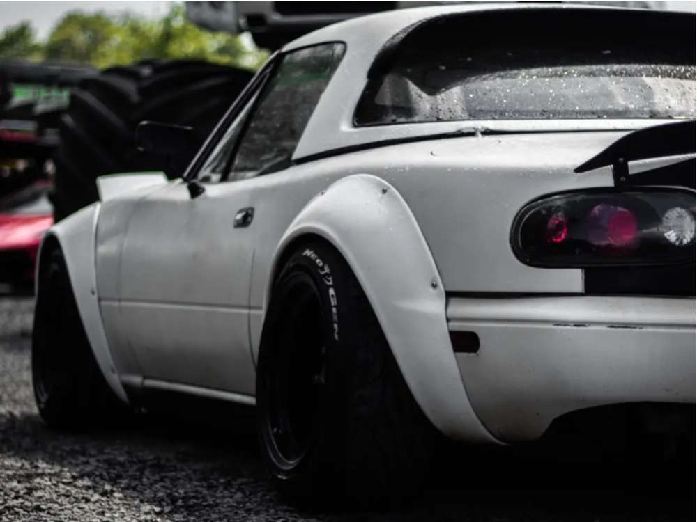 1991 Mazda Miata with 15x9 0 JNC Jnc003 and 205/45R15 Nitto Neo Gen and ...