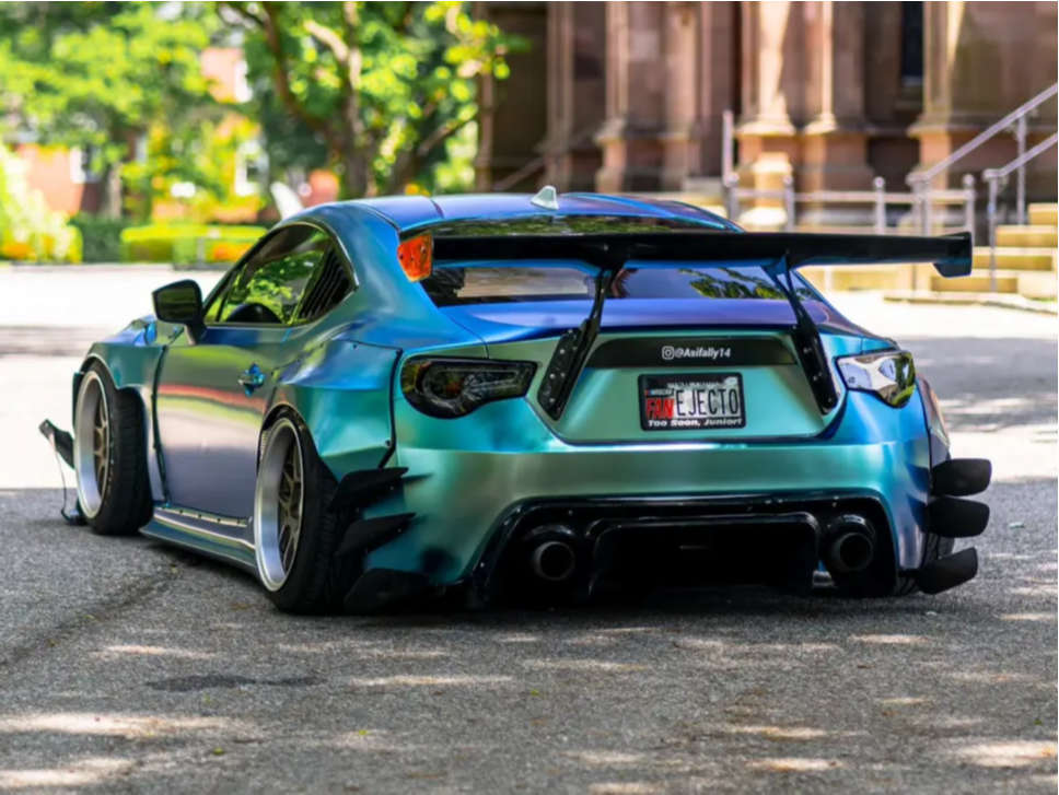 2015 Scion FR-S with 18x10.5 22 ESR Ap8 and 235/40R18 Toyo Tires Proxes ...