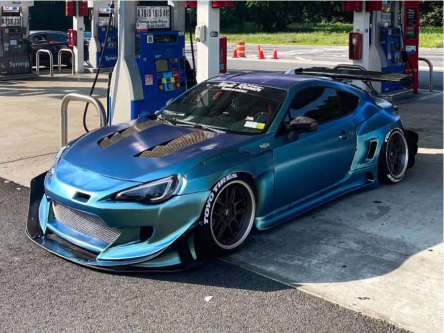 2015 Scion FR-S with 18x10.5 22 ESR Ap8 and 235/40R18 Toyo Tires Proxes ...