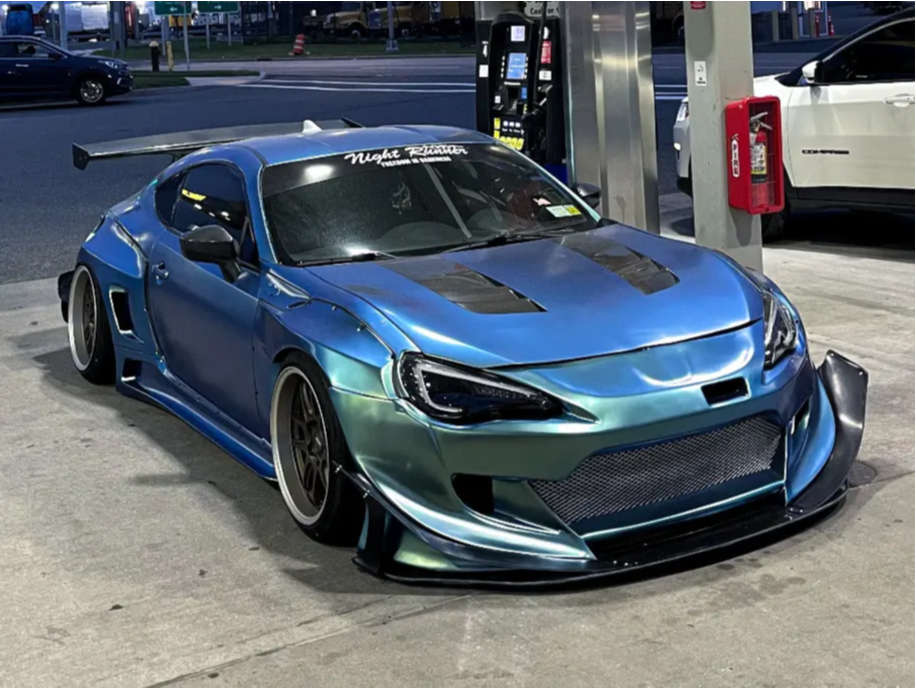 2015 Scion FR-S with 18x10.5 22 ESR Ap8 and 235/40R18 Toyo Tires Proxes ...