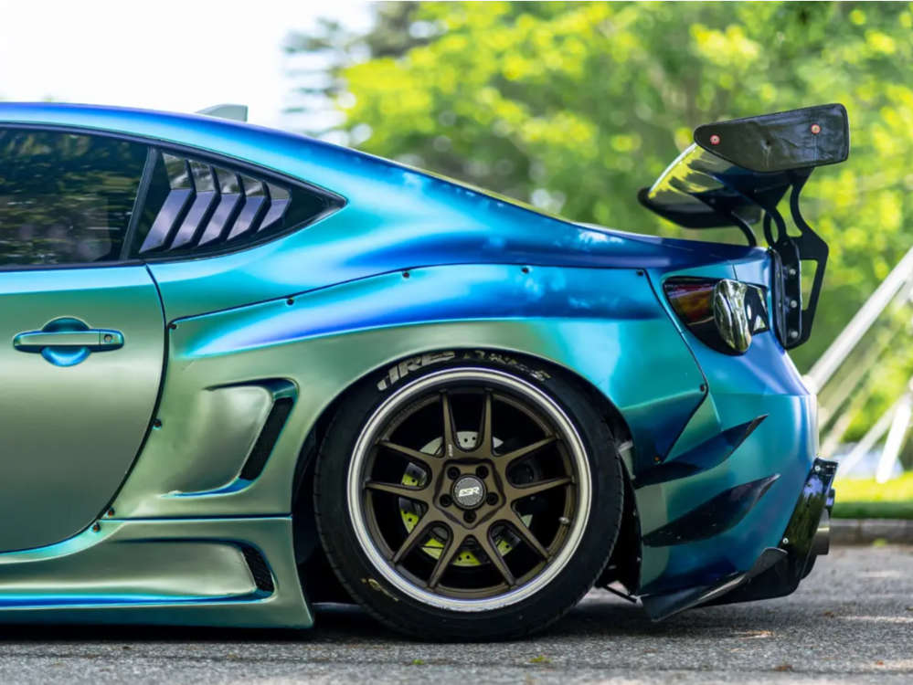 2015 Scion FR-S with 18x10.5 22 ESR Ap8 and 235/40R18 Toyo Tires Proxes ...