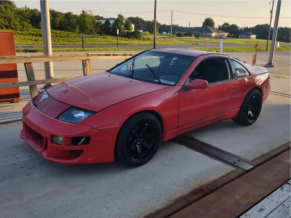 1992 Nissan 300ZX with 18x10.5 22 AVID1 Av6 and 275/35R18 Vercelli ...