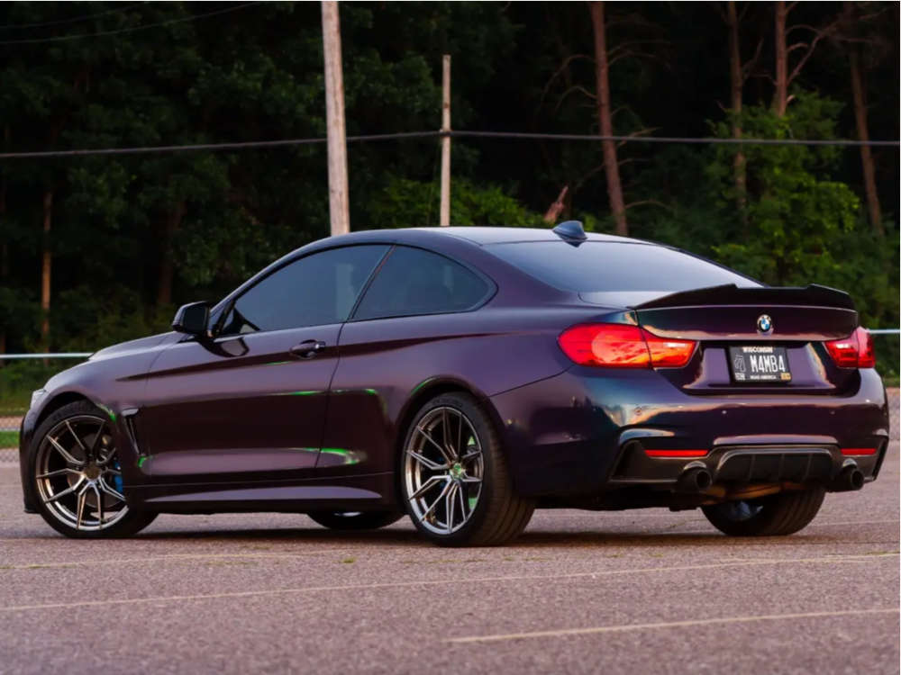 2015 BMW 435i XDrive with 19x8.5 40 XXR 559 and 245/35R19 Michelin ...