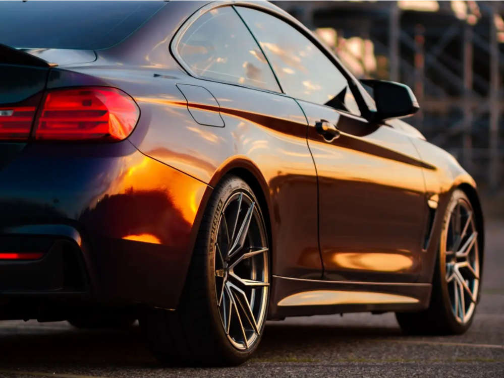 2015 BMW 435i XDrive with 19x8.5 40 XXR 559 and 245/35R19 Michelin ...