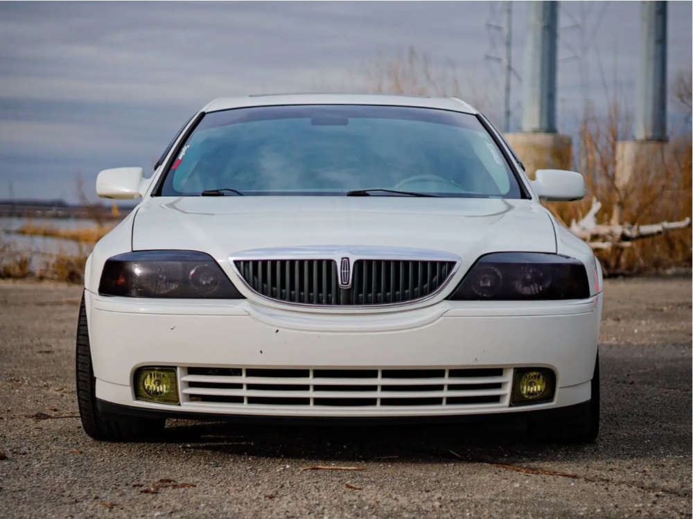 2003 Lincoln LS with 18x8 40 Enkei SS05 and 245/40R18 Lexani Lxuhp-107 ...