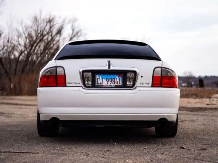 2003 Lincoln LS with 18x8 40 Enkei SS05 and 245/40R18 Lexani Lxuhp-107 ...