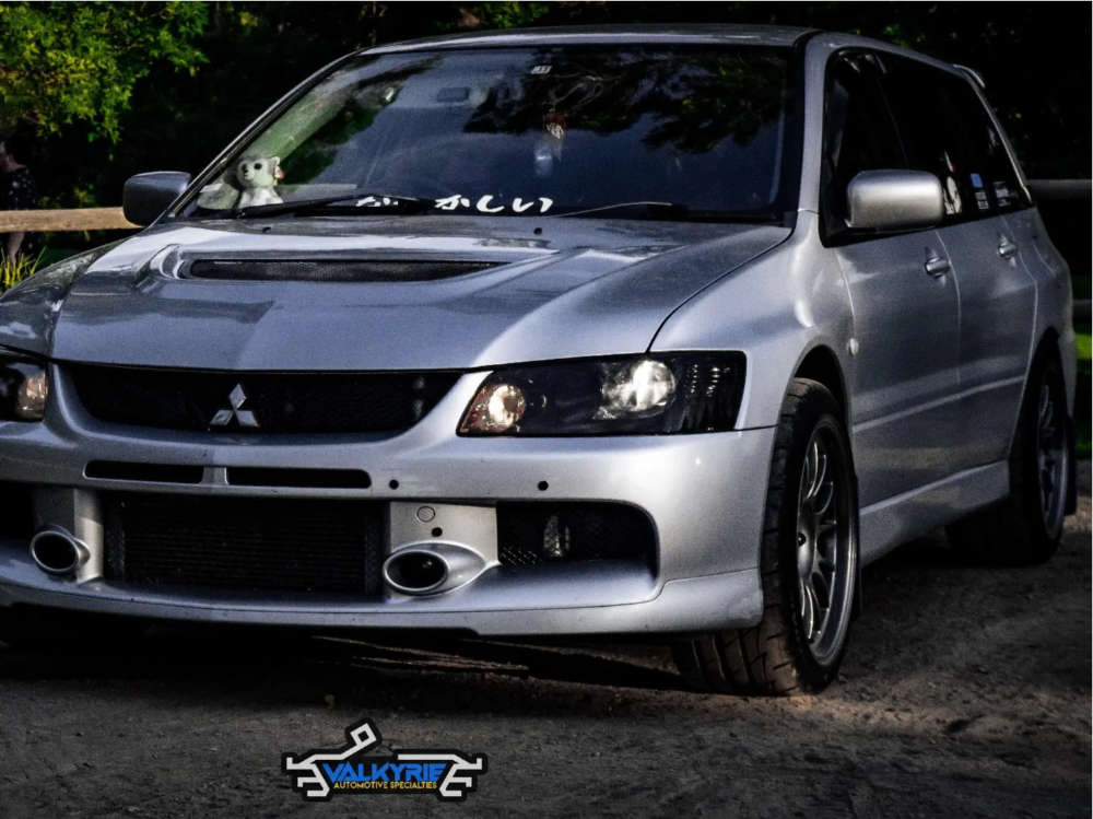 2005 Mitsubishi Lancer with 18x9.5 22 Kansei Corsa and 265/35R18 ...
