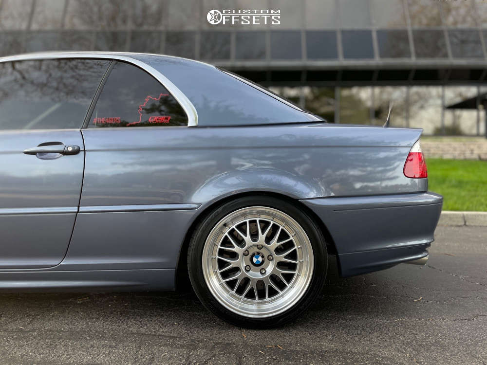 2003 BMW 330Ci with 18x8.5 35 Alzor 881 and 235/40R18 Continental ...