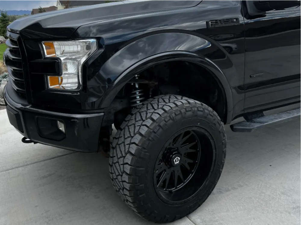 2015 Ford F-150 with 20x12 -44 TIS 547B and 35/12.5R20 Nitto Ridge ...
