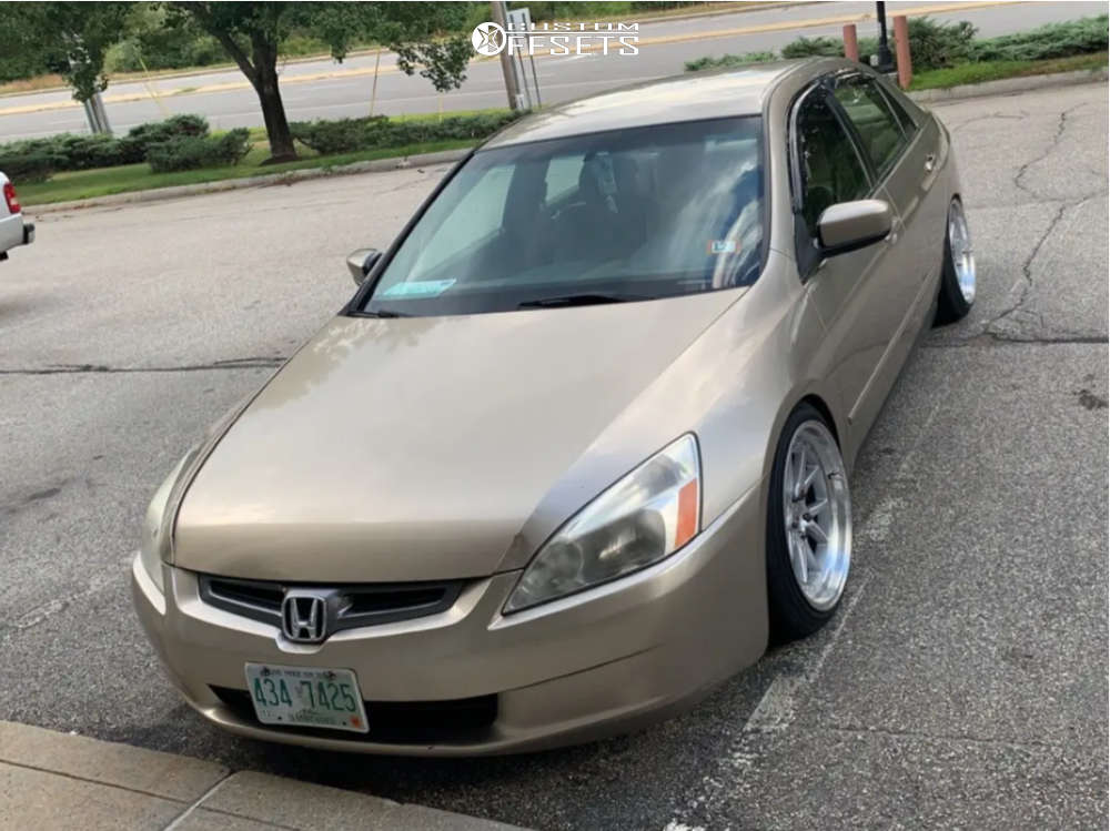 2003 Honda Accord with 18x9.5 30 Aodhan DS08 and 225/40R18 Vercelli ...