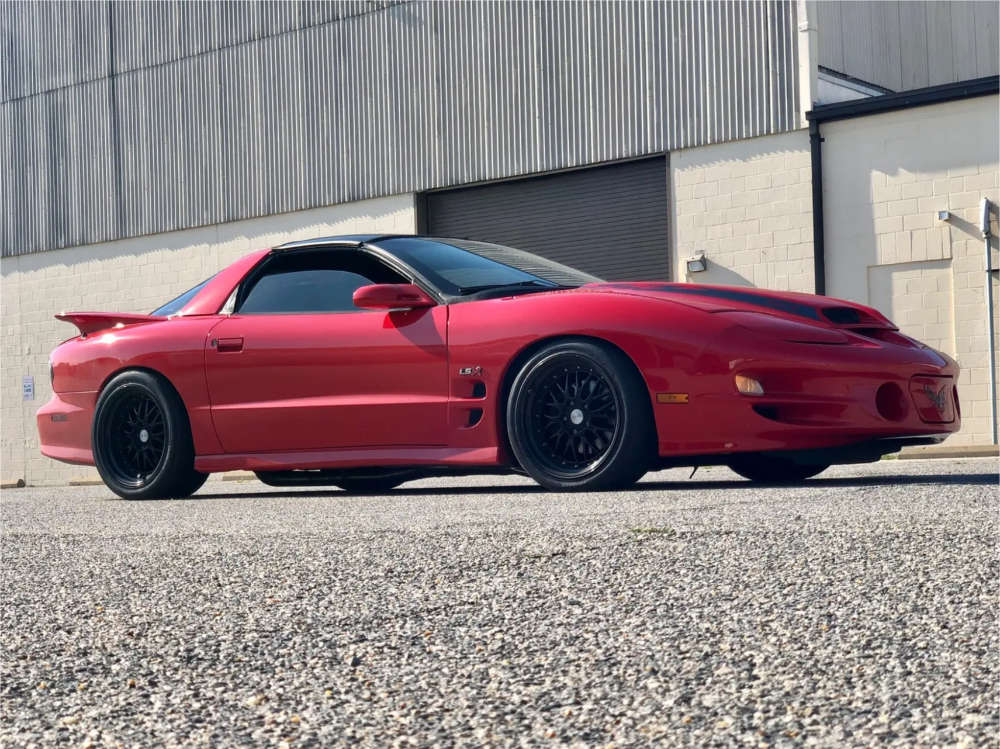 1998 Pontiac Firebird with 18x9.5 35 ESR Sr05 and 265/35R18 Nitto Invo ...