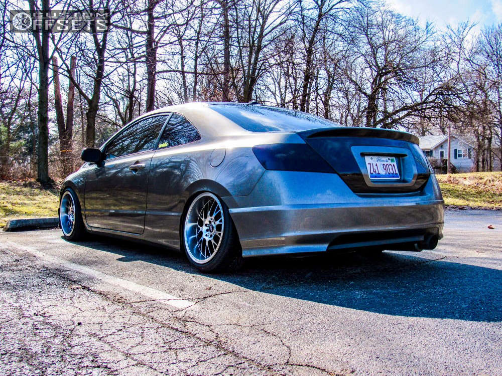 2006 Honda Civic with 17x9 20 STR 514 and 205/40R17 Federal 595 Evo and ...