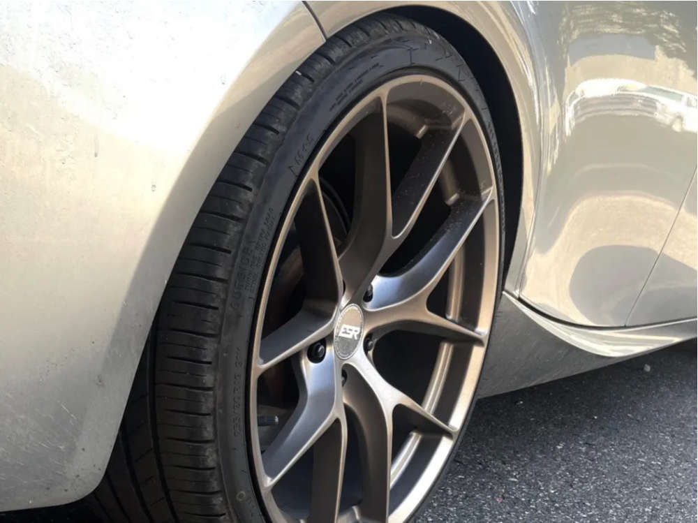 2016 Lexus IS300 with 19x8.5 30 ESR Rf2 and 225/35R19 Toyo Tires Proxes ...