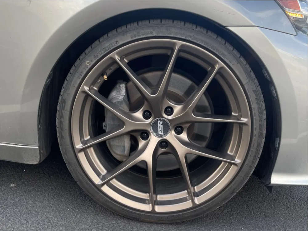 2016 Lexus IS300 with 19x8.5 30 ESR Rf2 and 225/35R19 Toyo Tires Proxes ...
