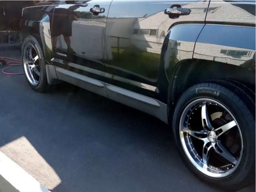 2010 GMC Terrain with 19x8.5 35 MRR Gt5 and 235/55R19 Continental ...